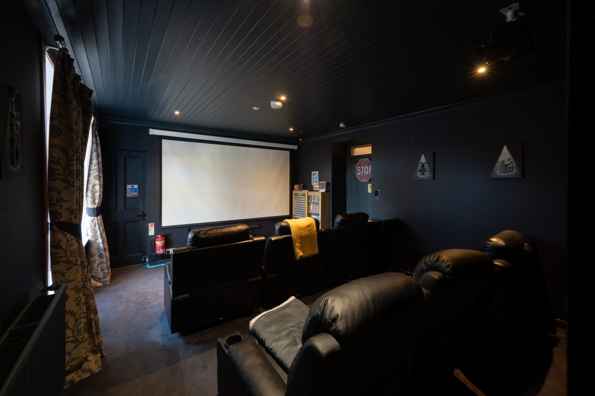 Cinema Room - Polmaily House Loch Ness